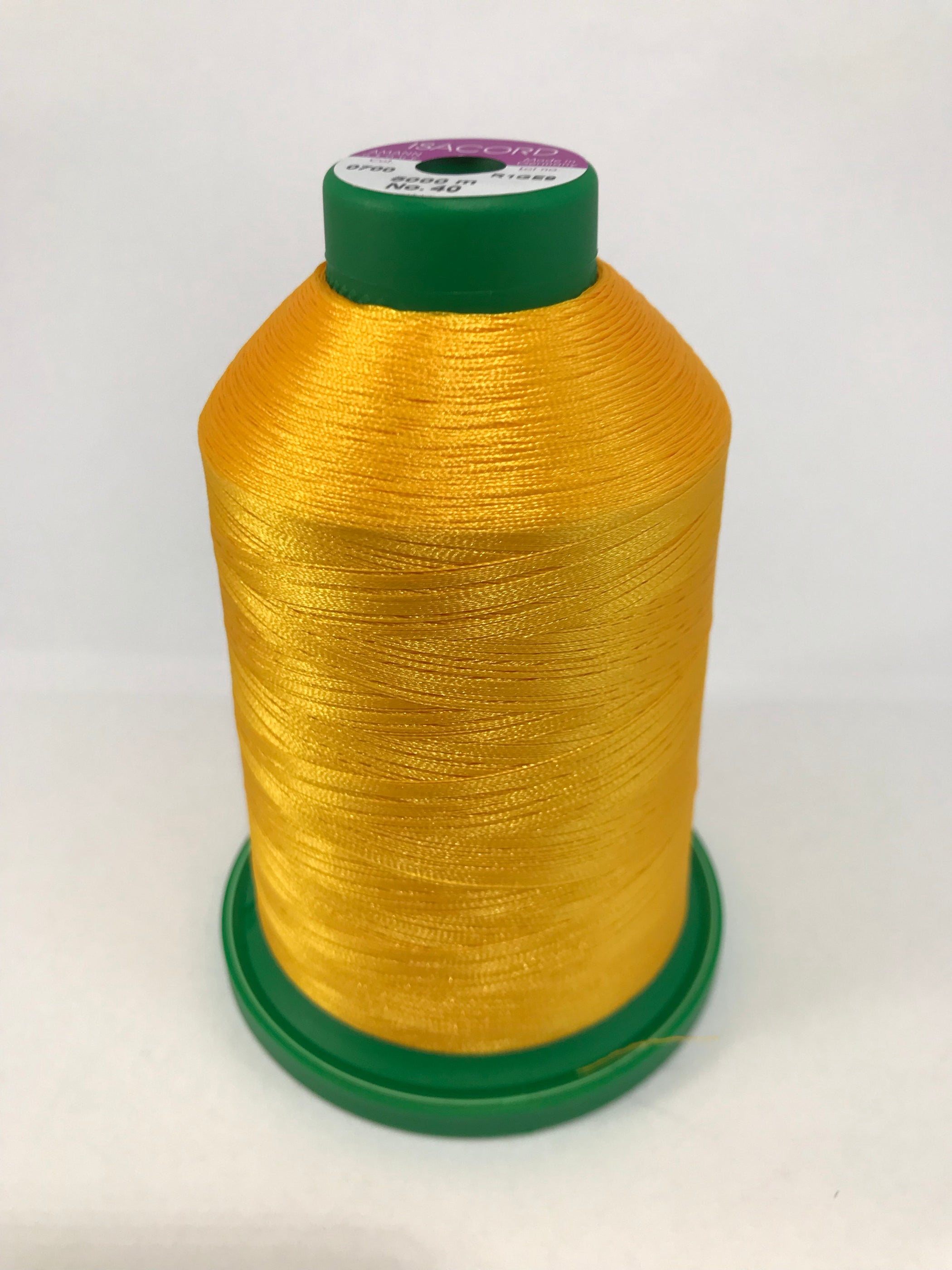 0700 - BRIGHT YELLOW - ISACORD EMBROIDERY THREAD 40 WT — Sii Store